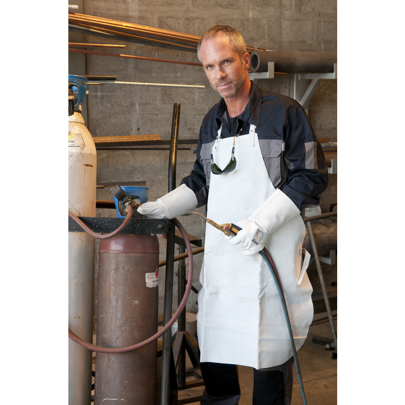 Tablier G-WELD TAB (Croûte de bovin) - 840463 - Rubix engineering