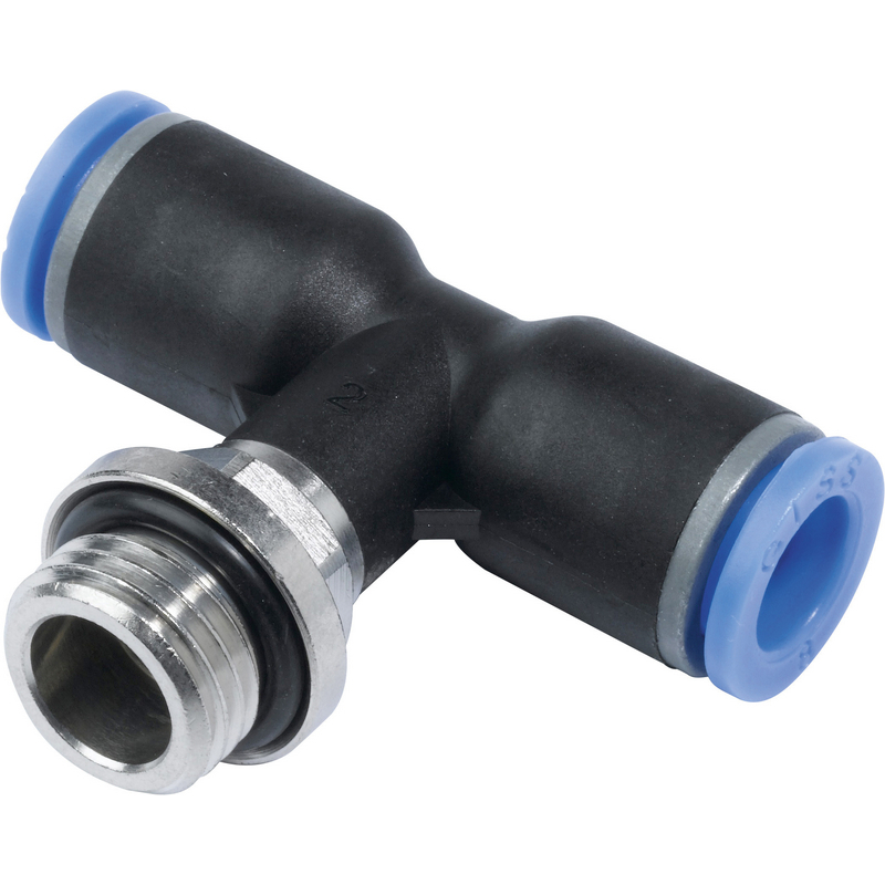 Compact male t coupler with conical centre - 853134 - Rubix engineering