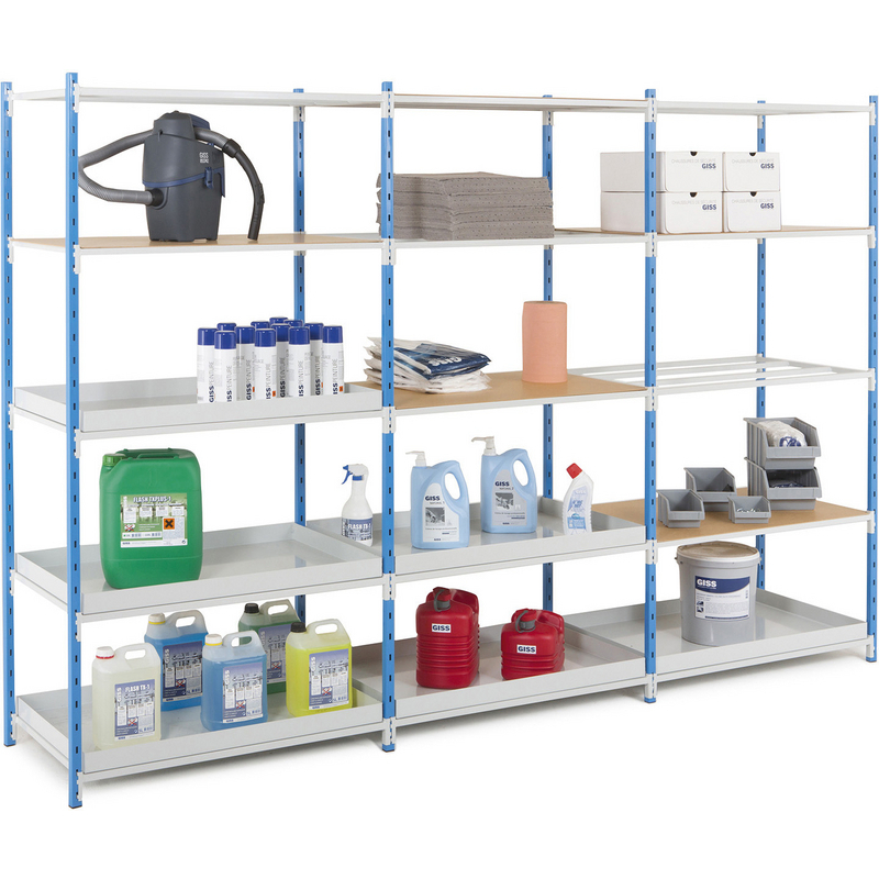 G-protec epoxy rack with tubular shelves (with optional retaining ...